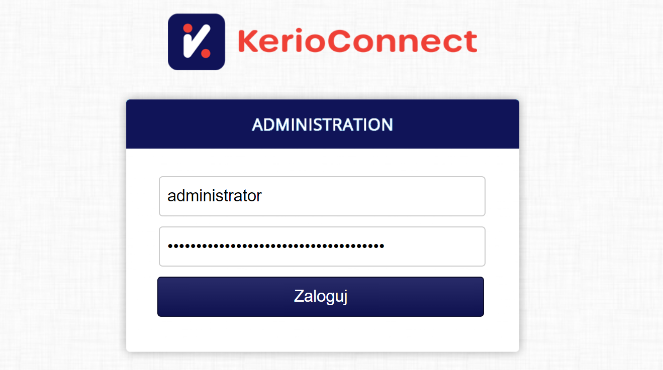 Uwierzytelnianie dwuskładnikowe w Kerio Connect